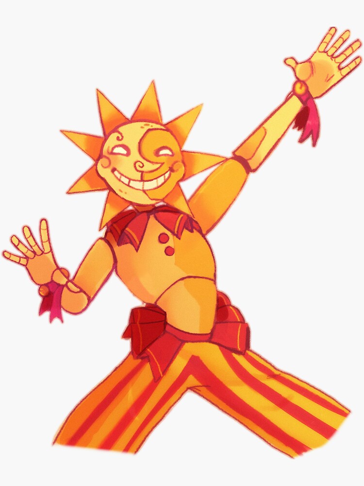 "Sundrop FNAF" Sticker for Sale by secrettps | Redbubble