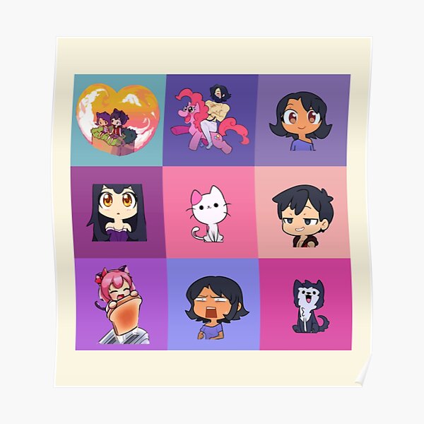 " Aphmau And Cat" Poster for Sale by Afakib6 | Redbubble