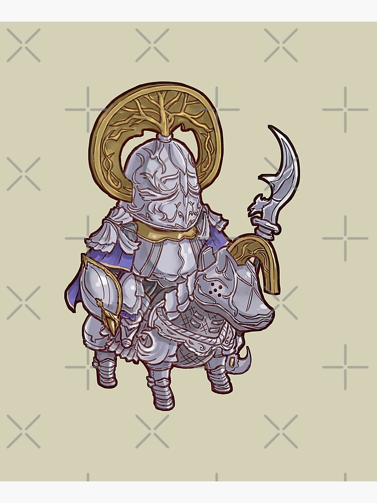 "Elden Ring - Chibi Loretta Knight of the Haligtree" Poster for Sale by ...