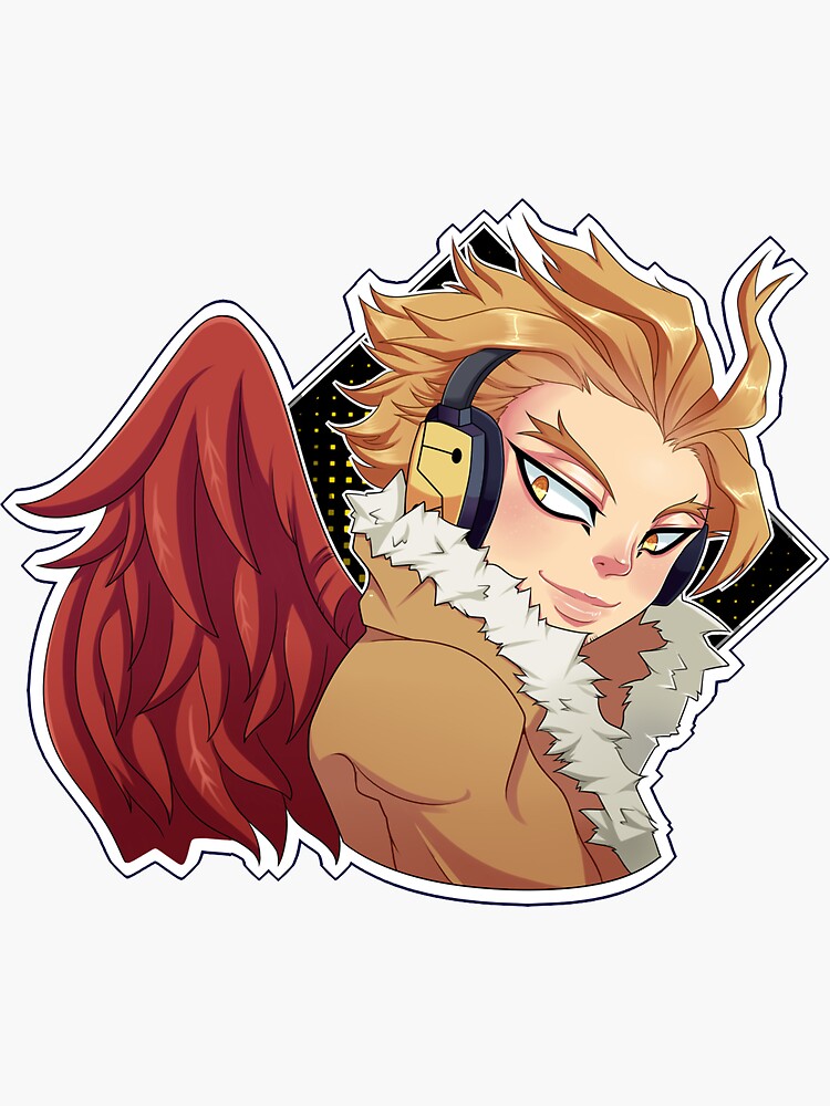 "Hawks (Keigo Takami)" Sticker for Sale by Insomniiyac | Redbubble