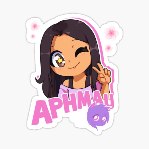 " Aphmau And Cat" Sticker for Sale by Afakib6 | Redbubble