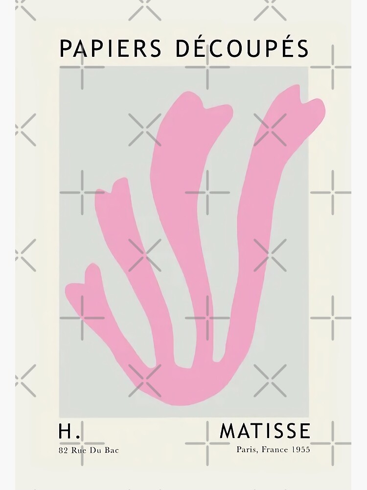 Henri Matisse Leaf Cut-Outs Premium Matte Vertical Poster