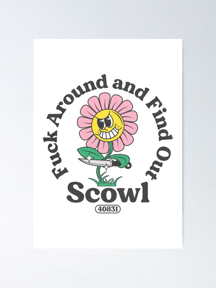 "FAN ART SCOWL HARDCORE LOGO" Poster for Sale by arifjunaedi | Redbubble
