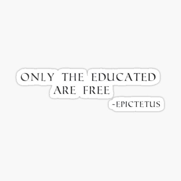 "Epictetus" Sticker for Sale by Chg-Design | Redbubble