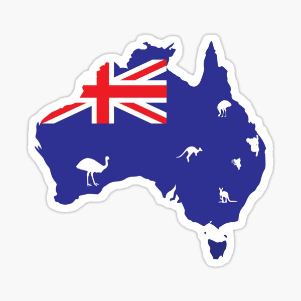 "Redbubble Australia" Sticker for Sale by IrinDesign | Redbubble
