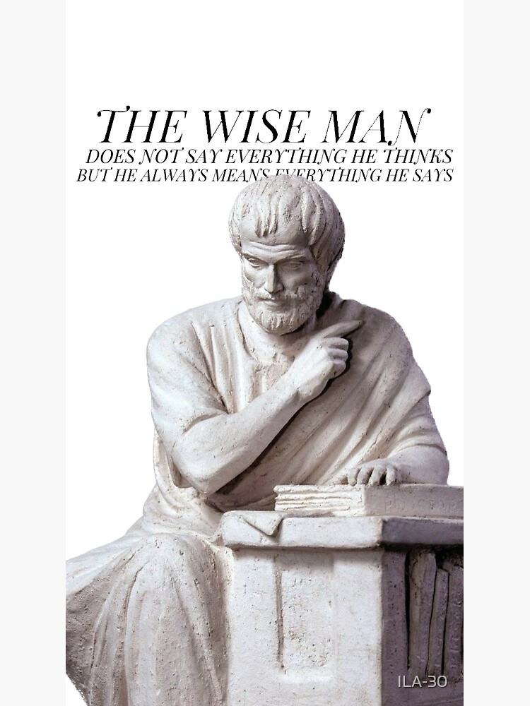 "Aristotle - The wise man" Poster for Sale by ILA-30 | Redbubble
