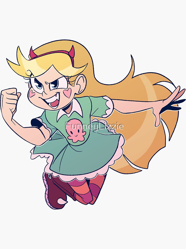 "Star Butterfly" Sticker for Sale by FunneyLizzie | Redbubble