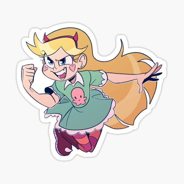 "Star Butterfly" Sticker for Sale by FunneyLizzie | Redbubble