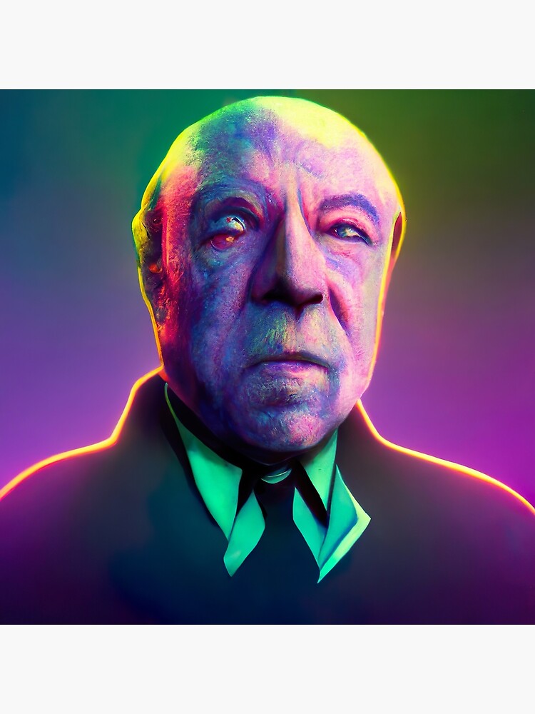 "Alfred Meets a REAL Psycho" Poster for Sale by WinnieWonka13 | Redbubble