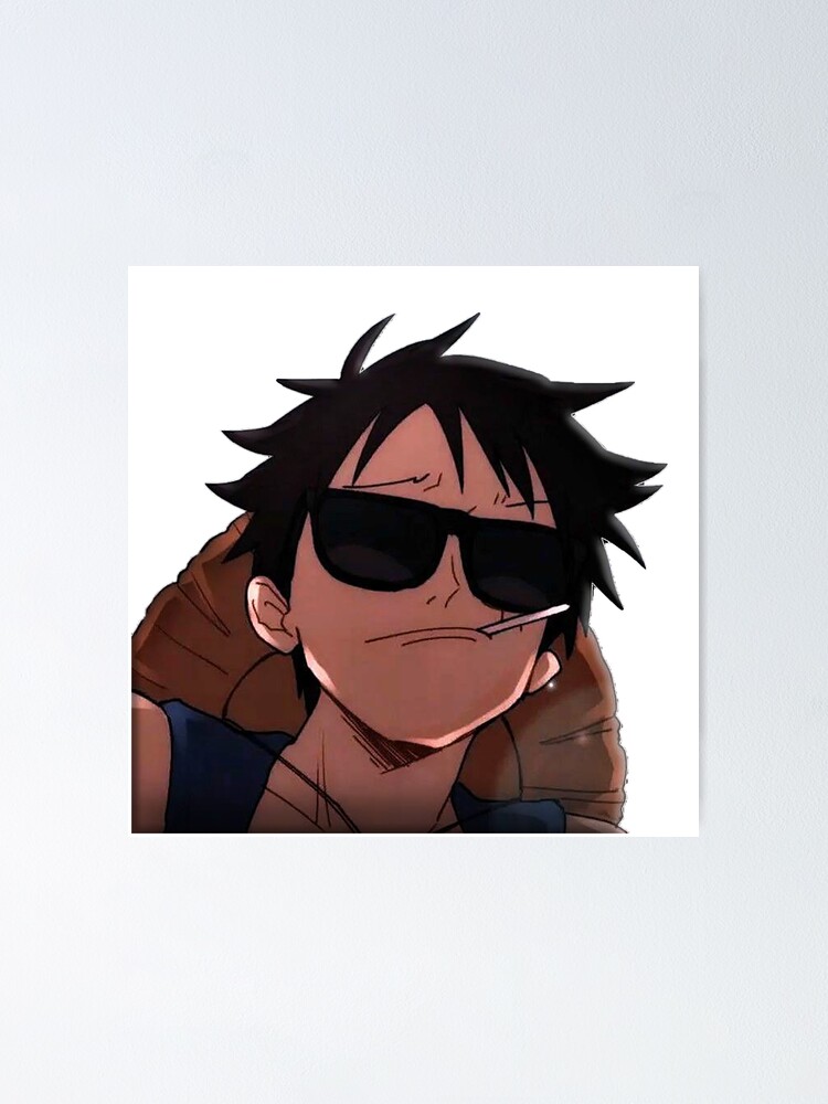 "bad ass Luffy" Poster for Sale by HAMZA-ALI | Redbubble