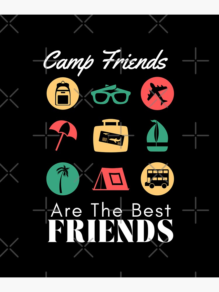 "Camp Friends Are The Best Friends" Sticker for Sale by ibrahimpop ...