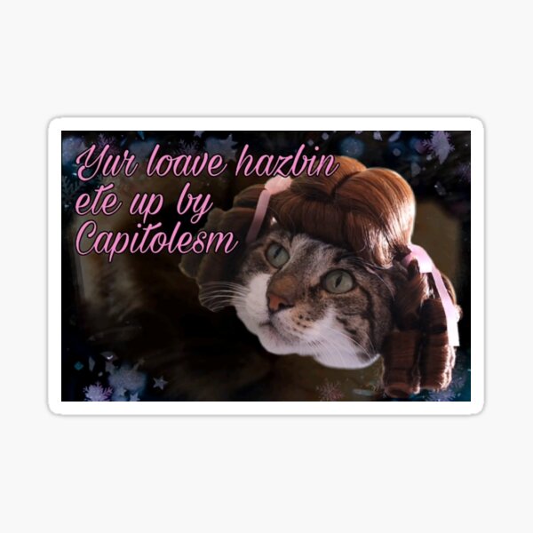 "Your Love Has Been Eaten By Capitalism" Sticker for Sale by ...