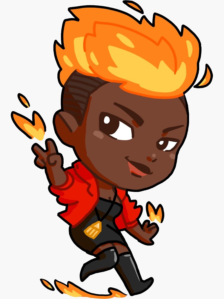 "Amira Rashid Chibi" Sticker for Sale by Salamanding | Redbubble