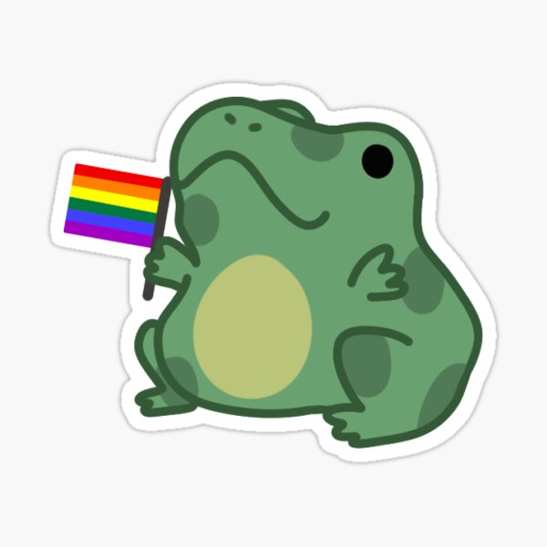 "Frog - Pride Flag" Sticker for Sale by korialis | Redbubble