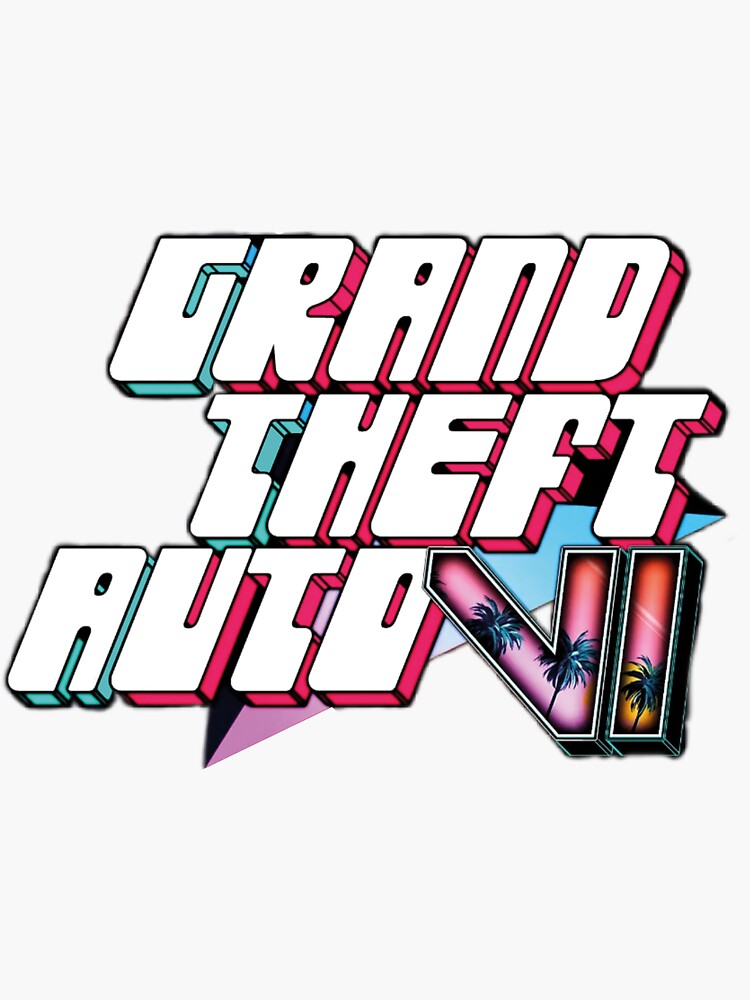 "Grand Theft Auto VI Fan Art" Sticker for Sale by pomak | Redbubble