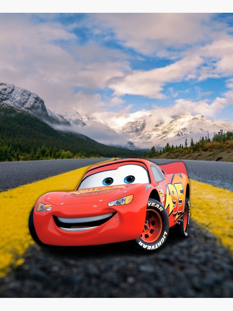 "Fulger McQueen" Poster for Sale by GEO-BoomArt | Redbubble