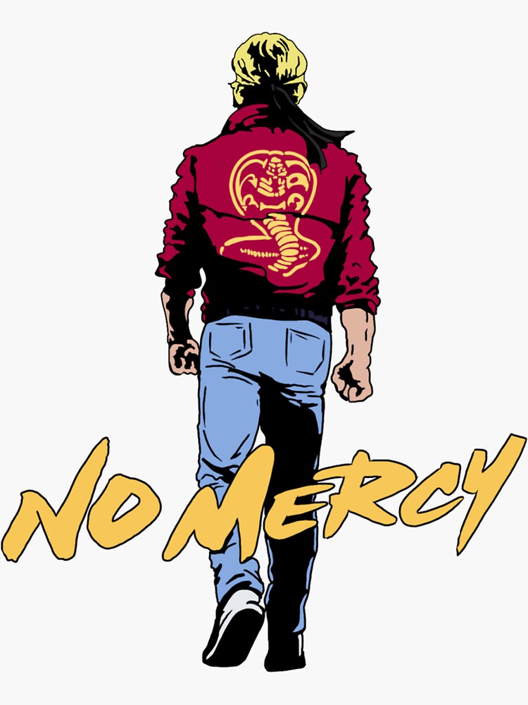 "Johnny Lawrence - Cobra Kai / Karate Kid" Sticker for Sale by AudreyHabs | Redbubble