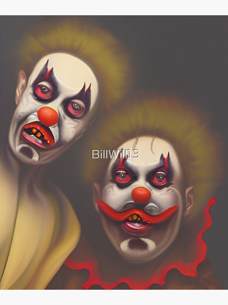 "Creepy Clowns Gruesome Comedian Scary Jesters Spooky Mimes Grotesque ...