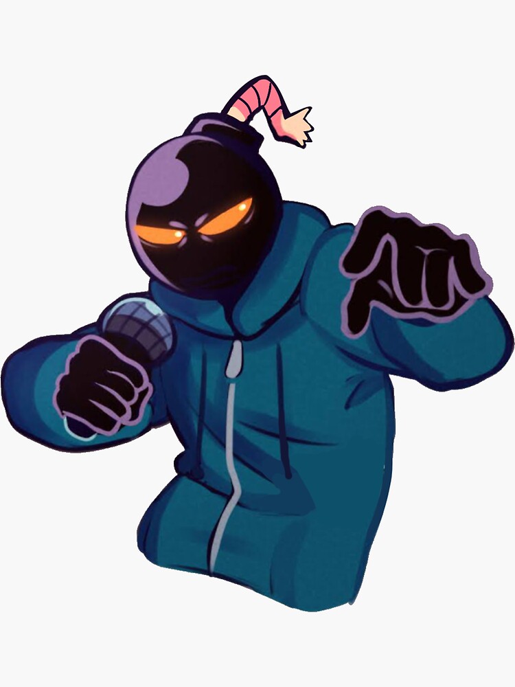 "whitty friday night funkin" Sticker for Sale by secrettps | Redbubble