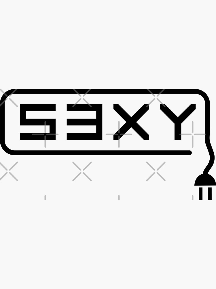 "S3XY Electric Vehicle Logo" Sticker for Sale by 718Raindeer | Redbubble