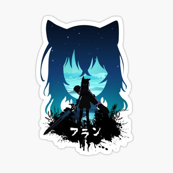 "Fran & Shishou Sword" Sticker for Sale by Sakuga | Redbubble