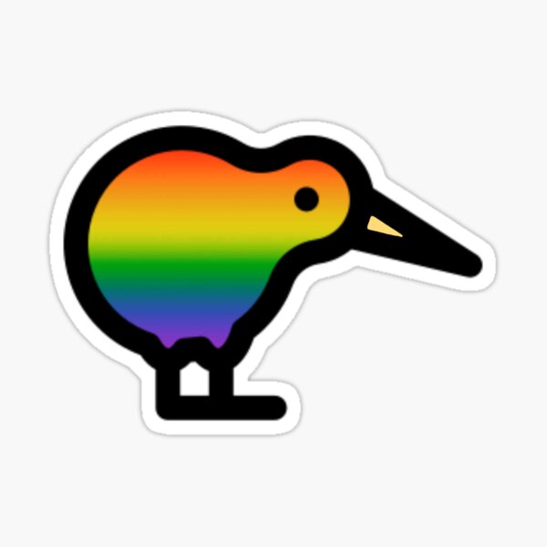 "LGBTQ+ pride kiwi" Sticker for Sale by Camilla117 | Redbubble