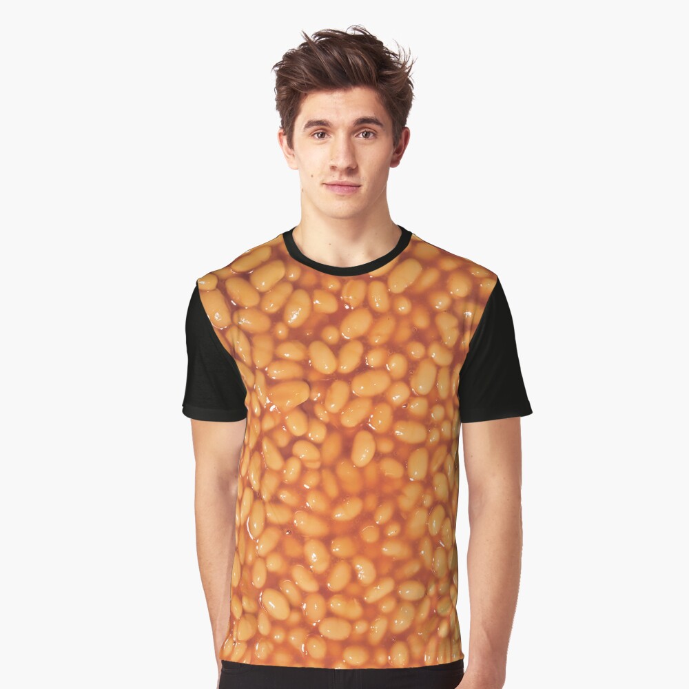 "Baked Beans" T-shirt for Sale by monkeylennon | Redbubble | baked ...