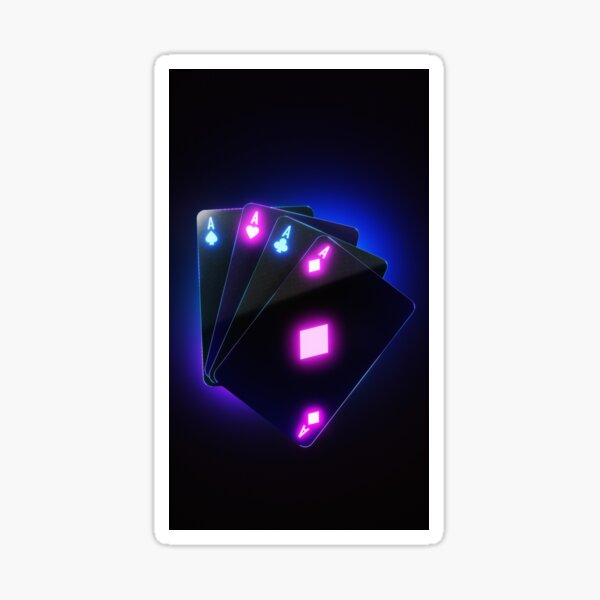"card aces " Sticker for Sale by youbup6 | Redbubble