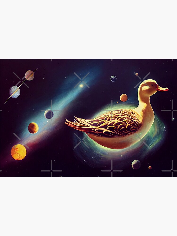 "Space Duck - Galaxy Duck -Supernova" Sticker for Sale by TeeARTHY ...