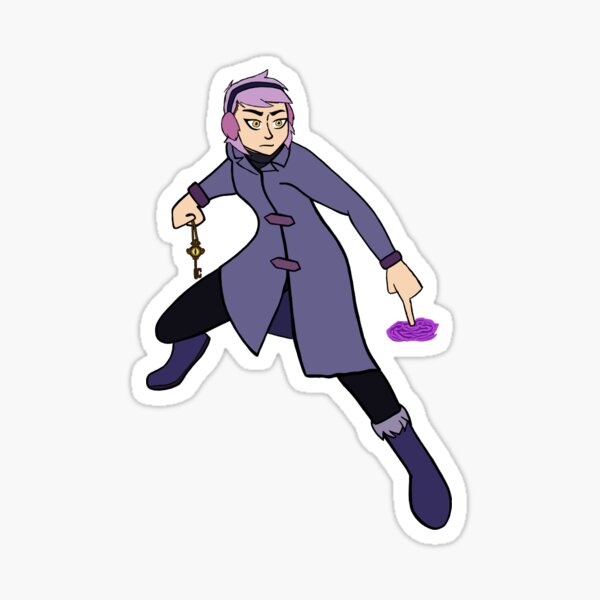 "Amity Blight with the Portal key" Sticker for Sale by NuclearHoltz ...