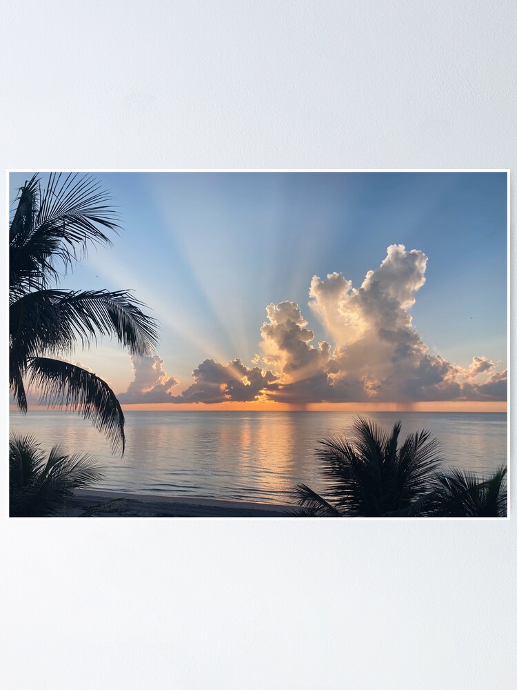 "Delray Florida Beach Dreamy Orange Sunrise" Poster for Sale by ...