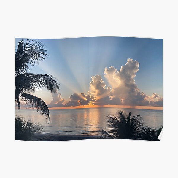 "Delray Florida Beach Dreamy Orange Sunrise" Poster for Sale by ...