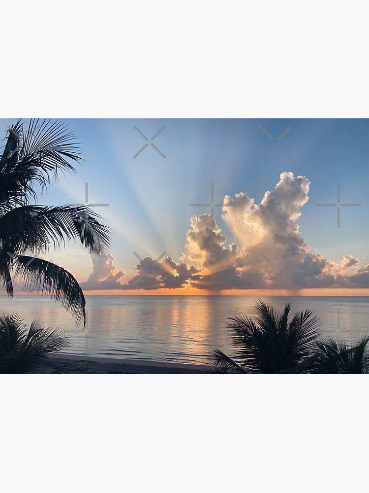 "Delray Florida Beach Dreamy Orange Sunrise" Sticker for Sale by ...