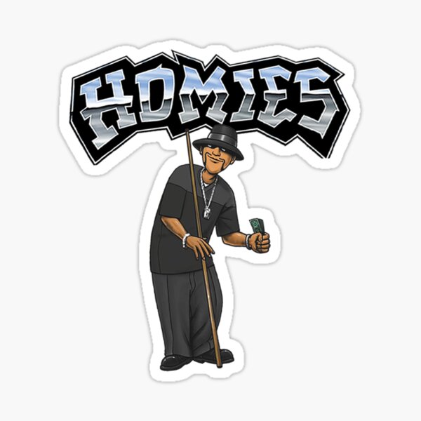 "Homies" Sticker for Sale by EnviousObjects2 | Redbubble