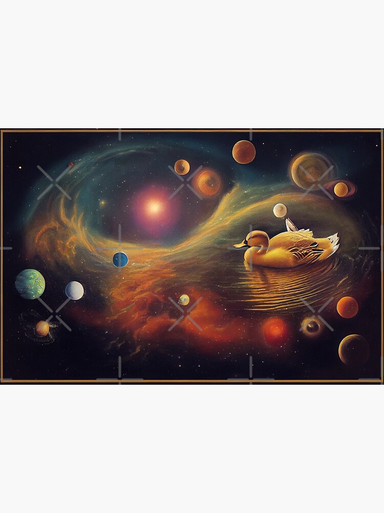 " Space Duck - Galaxy Duck -Milky Way Galaxy Duck " Sticker for Sale by ...