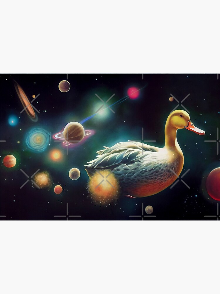 "Space Duck - Galaxy Duck -Supernova" Sticker for Sale by TeeARTHY ...