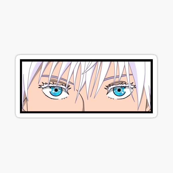 "Gojo Satoru Eyes" Sticker for Sale by MicahWiles | Redbubble