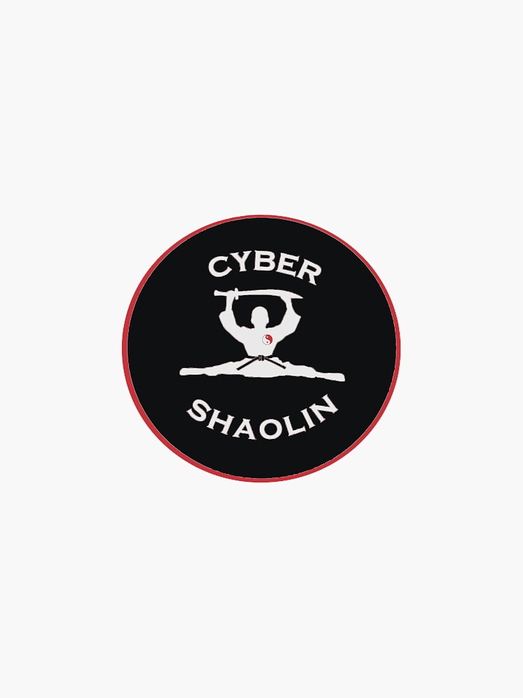 "Cyber Shaolin" Sticker for Sale by KingSlayer80 | Redbubble