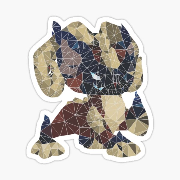 "Mutant Acara Neopets Geometric" Sticker for Sale by mametchi | Redbubble