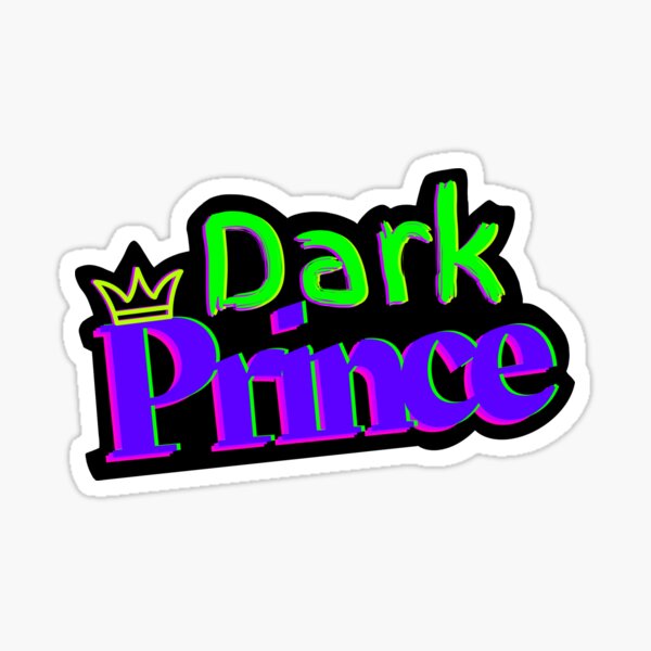 "Neon Royal Family Group Series - Dark Prince" Sticker for Sale by ...