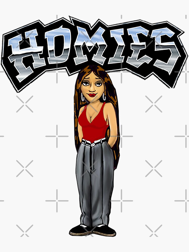 "Chicana " Sticker for Sale by EnviousObjects2 | Redbubble