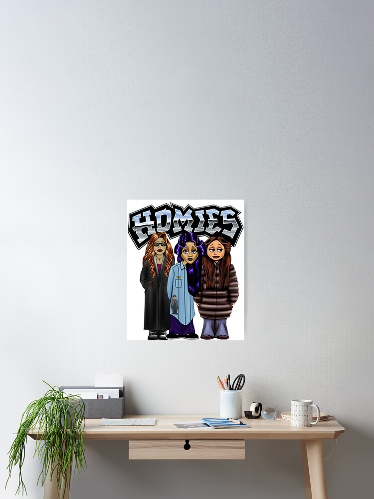 "Lil Homies" Poster for Sale by EnviousObjects2 | Redbubble