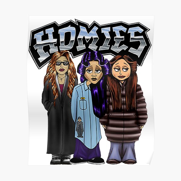 "Lil Homies" Poster for Sale by EnviousObjects2 | Redbubble