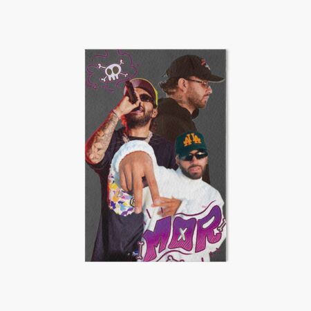 "Feid collage face and body "mor" / ferxxo mor" Art Board Print for ...