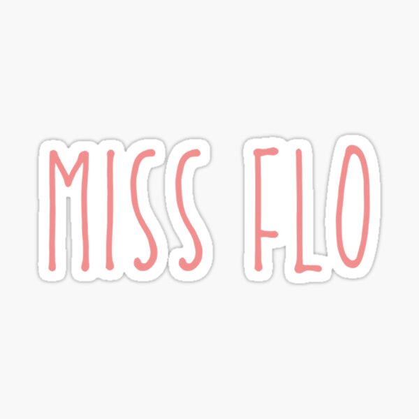 "Florence Pugh- Miss Flo" Sticker for Sale by StardustAndM | Redbubble