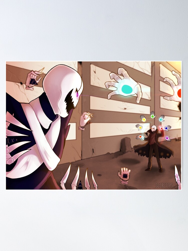 "Glitchtale and Underverse " Poster by secrettps | Redbubble