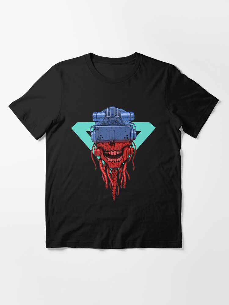 "cyber punk skull" T-shirt for Sale by neplox | Redbubble | cyberpunk t ...