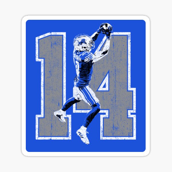 "Amon Ra St. Brown" Sticker for Sale by huckblade | Redbubble