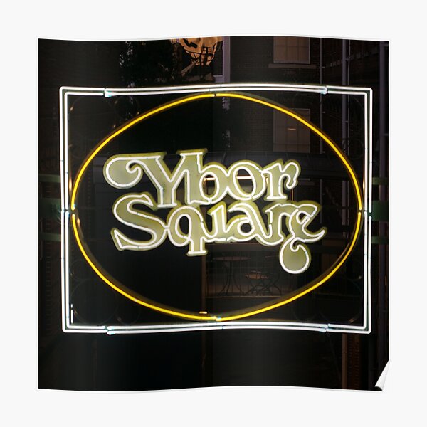"Ybor Square" Poster for Sale by dglover3 | Redbubble