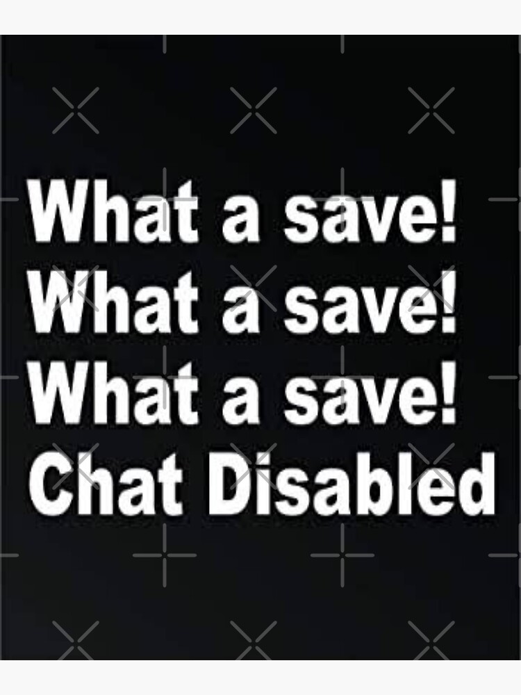 "rocket league what a save meme" Poster for Sale by posivibez | Redbubble